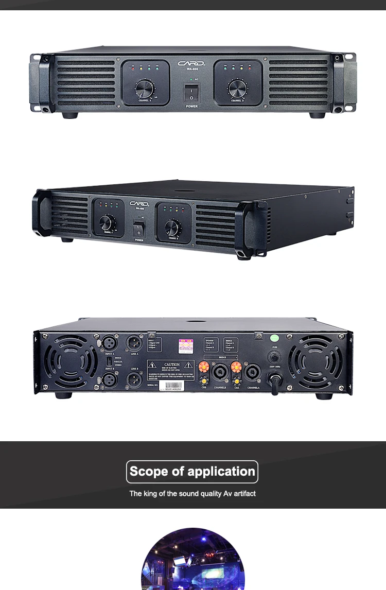 Line Array Main Speaker Power Amplifier Big Stage Highest Amplifier ...