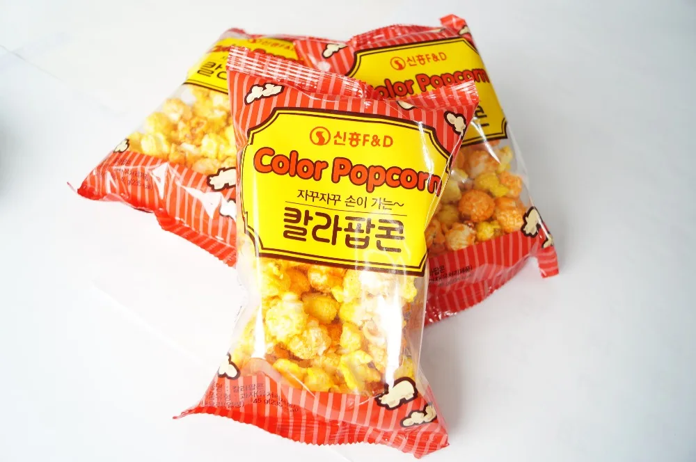 Korea Traditional Healthy Flavored Color Popcorn - Buy Korea Snack ...