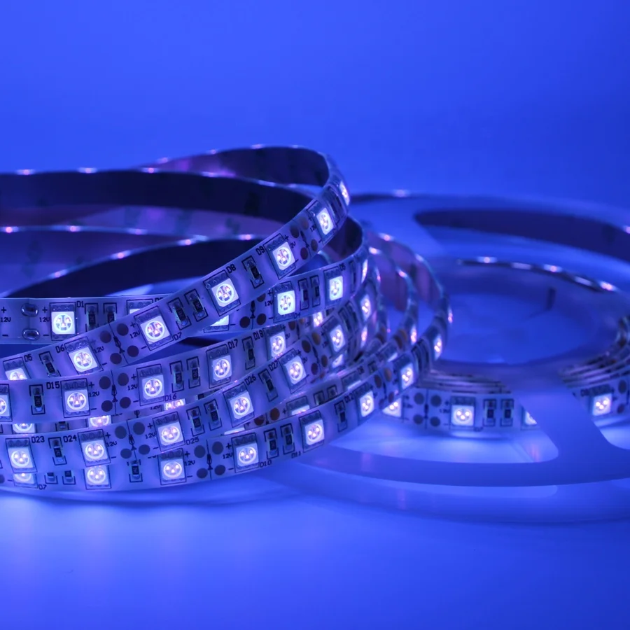 5M/Pack 5050 Chip UV Led Strip Light 300Leds Ultraviolet 395-410nm LED ...