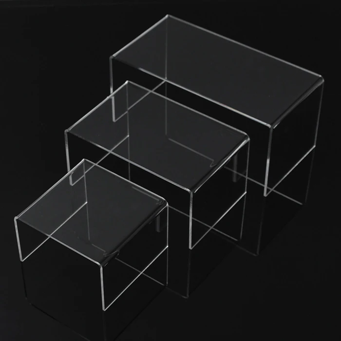 U Shape Counter Riser - Transparent Acrylic Display Bridge