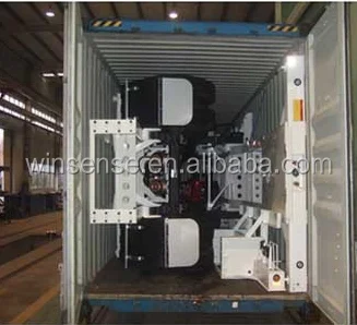 40ft Roro Ship Container Flatbed Vehicle Semi Trailer for Sale