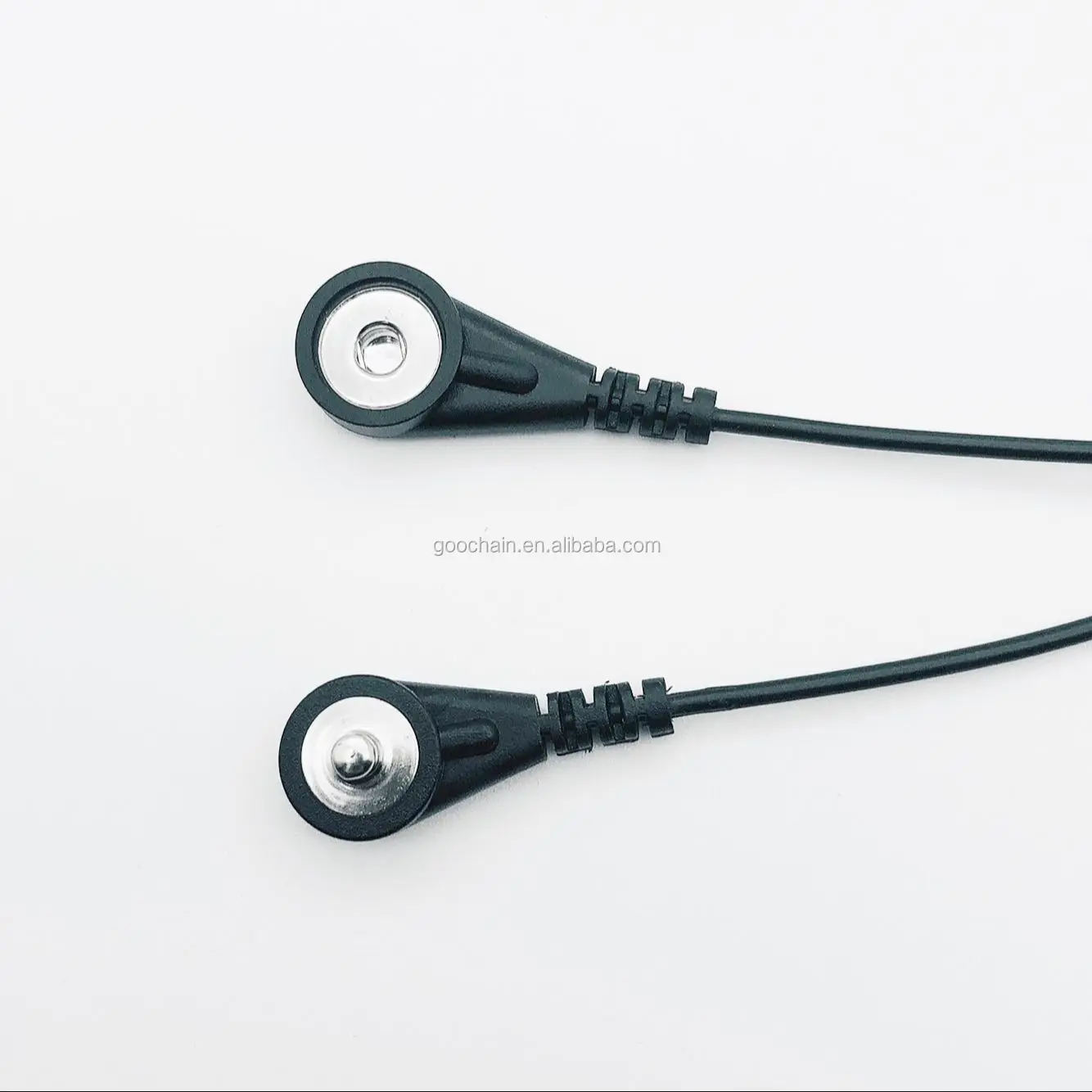 3.5mm / 4.0mm Male Electrode Snap To Female Snap Cable For Tens Ems ...