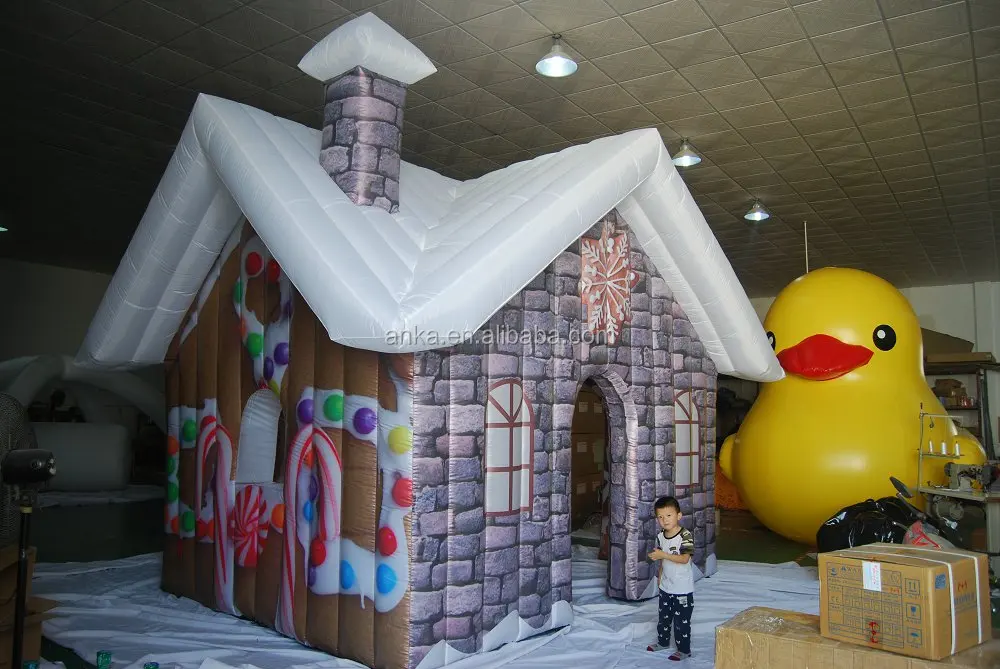 Guangzhou Custom Made Grotto Inflatable Christmas House for Decorations ...