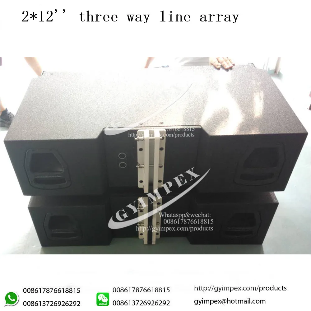 Black Color And 2*12 Inch Neodymium Low Powered Line Array J8 - Buy D&b ...