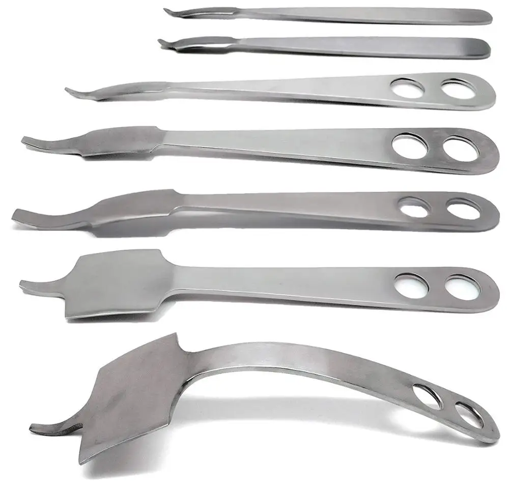 Retractor quirúrgico ortopédico Hohmann Instrumentos de acero ...
