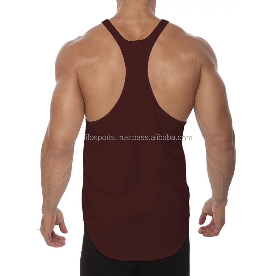 Bodybuilding Racerback Y Back Muscle Stringer Vest Tops Oversized ...