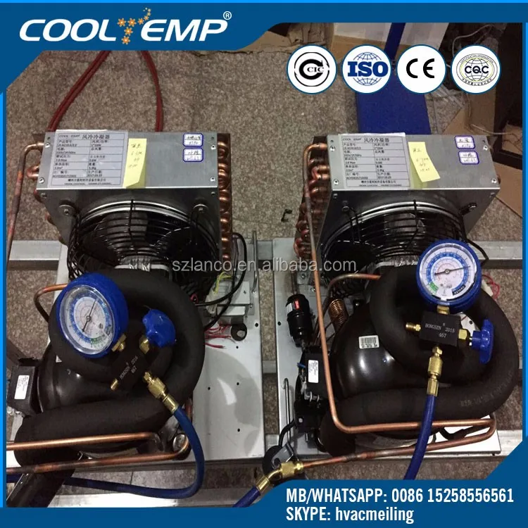 Aluminum Fin Mini Air Compressor Condeser For Coca Cola Machine ...