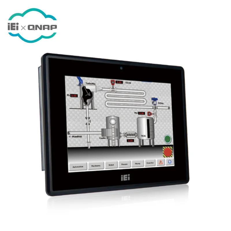 Iei Ppc-f08b-bt 8 Inch Ip65 Compliant Front Panel Industrial Touch ...