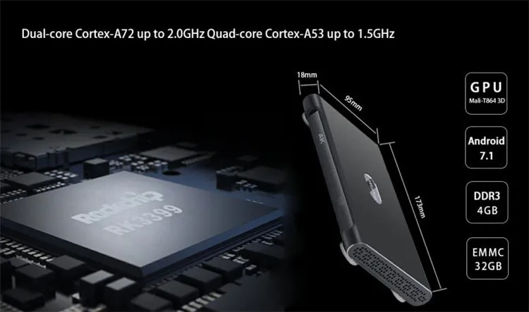 Android Tv Box Digital Satellite Receiver K10 Plus Rk3399 4g 32g With ...