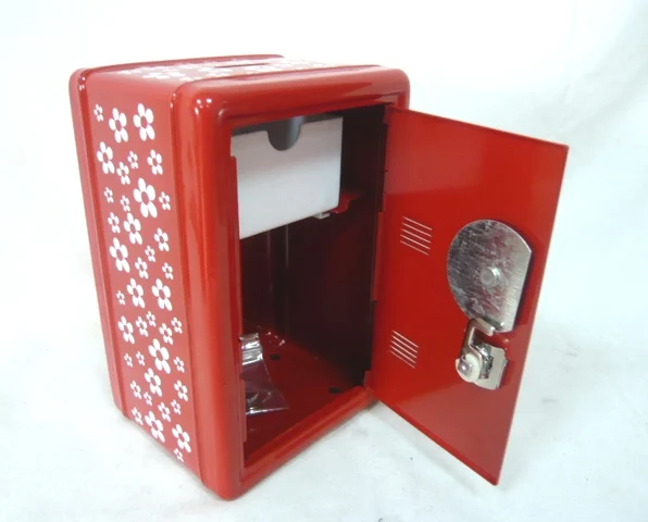 Mini Safe for Kids - Two Key Safe Coin Box Piggy Bank