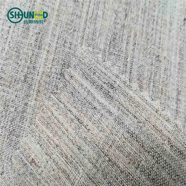 Stiff Woven Hair Interlining Fusible Interlining Fabric Hair Canvas ...
