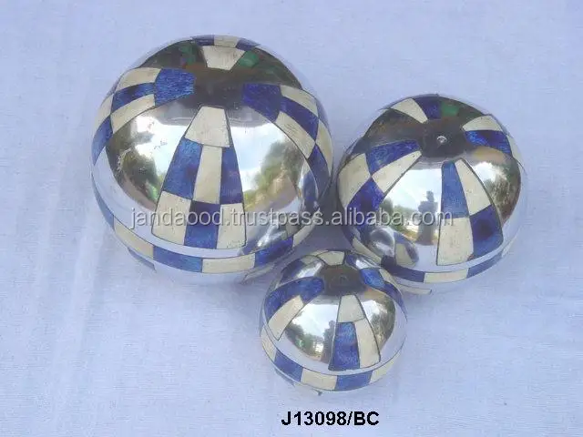 Bone Inlay Decorative Balls Available In All Sizes And Colors Handmade ...