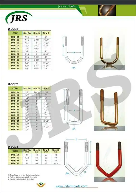 Supplier Of Different Kinds Of Bolts(v-shaped,U-bolts ) - Buy Bolts,J ...