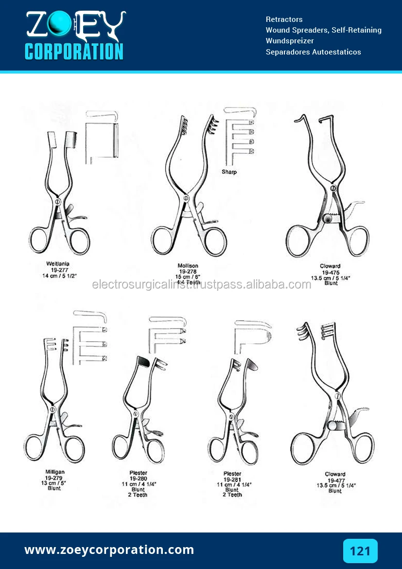 Wound Spreader Self-retaining Retractors,Surgical Instruments - Buy ...