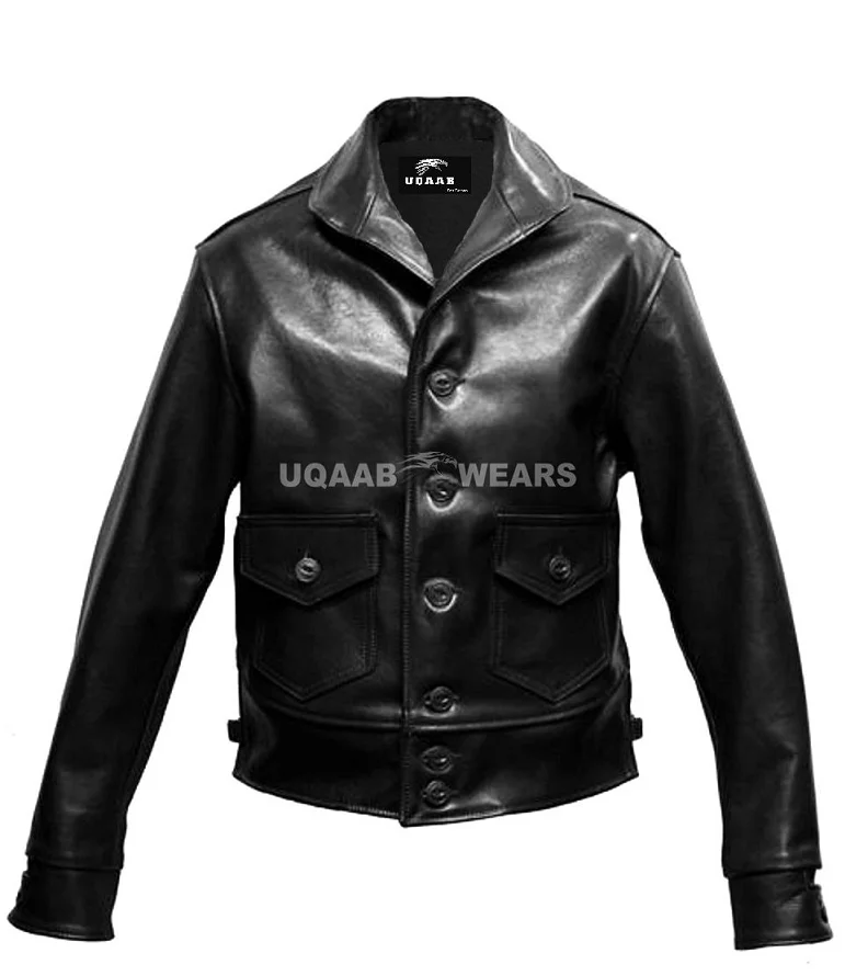 Flight Jacket Naval Marine Pilot Aviator Sub-marine Combat Officer Real ...