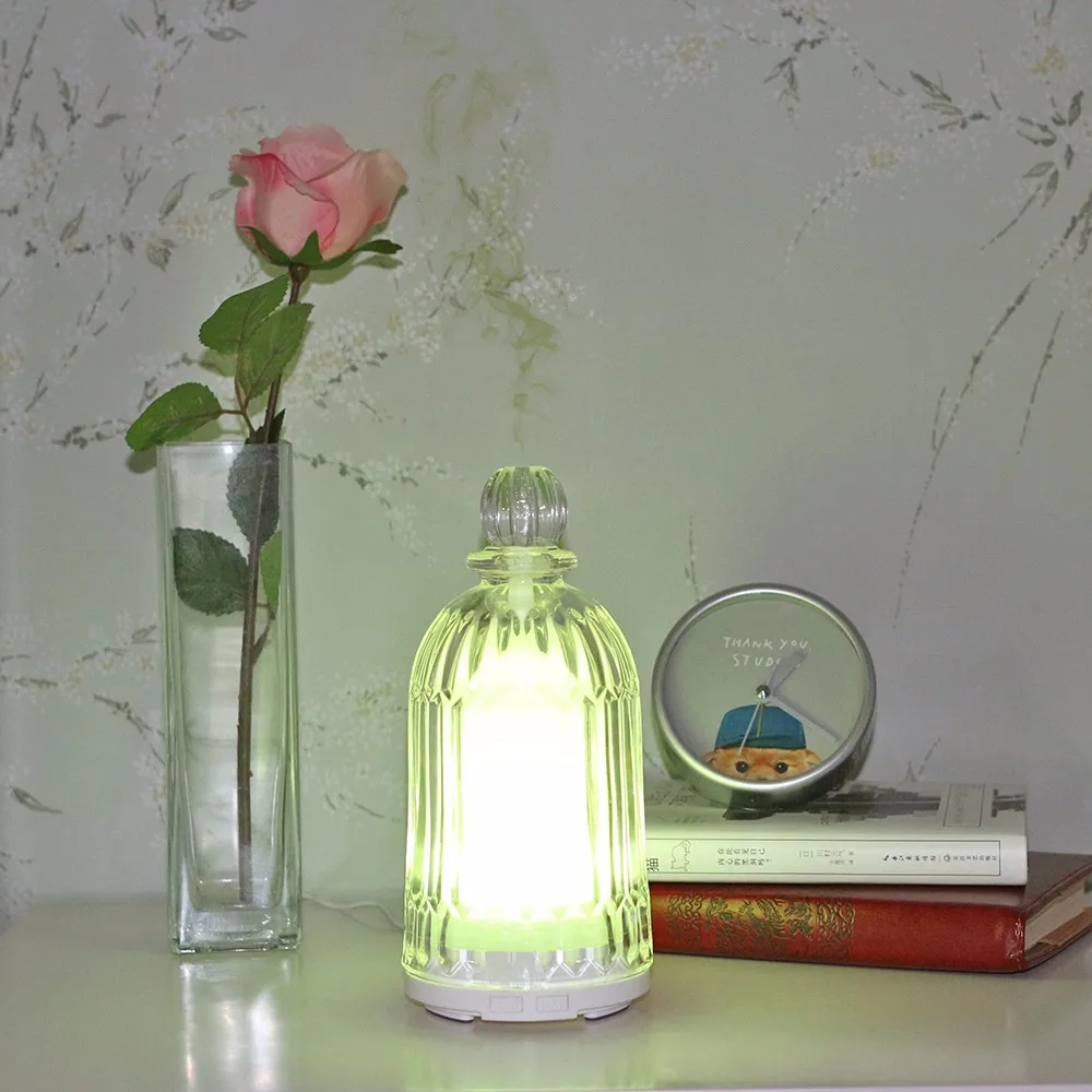 120ml Glass Ultrasonic Humidifier - Aromatherapy & Humidification