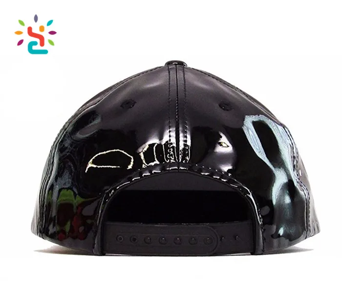 Snapback Leather Strap Buckle Hats Design Your Own Black Leather ...