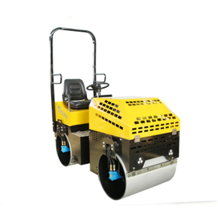 Mini Compactor Vibrating Hydraulic Road Roller Capacity Smooth Wheel ...