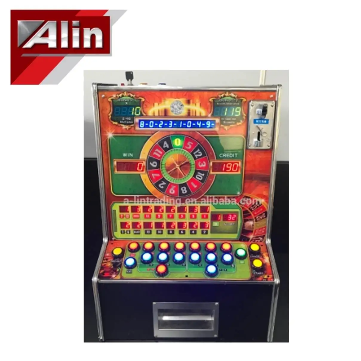 Mario Slot Game Machine Tragamoneda Kit Coin Tray - Buy Arcade Gambling ...