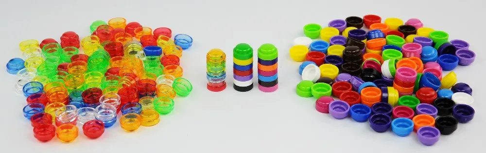 Colorful and Stacking Math Counters Toys for Kindergarten