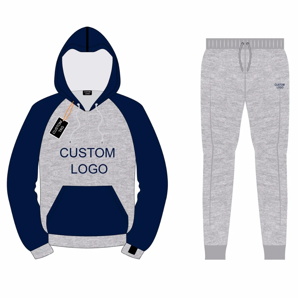 New Style Oem Custom Printed Men Hooded Jogging Suit Own Logo Tracksuit ...