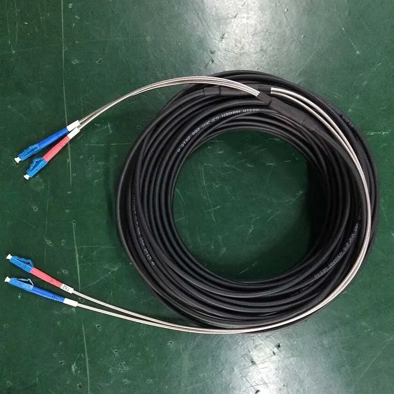 PDLC DLC UPC Connector Type LSZH Single Mode Duplex Armored Fiber ...