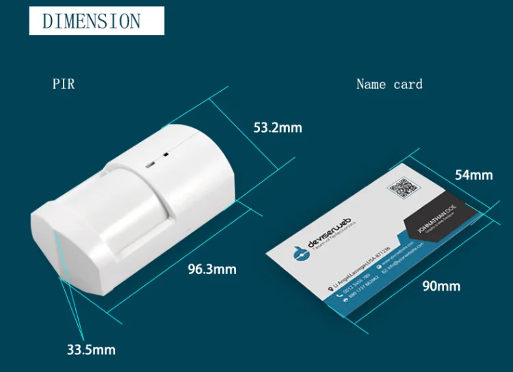 New SOAN PIR Motion Detector Housing - Plastic Case for Wireless ...