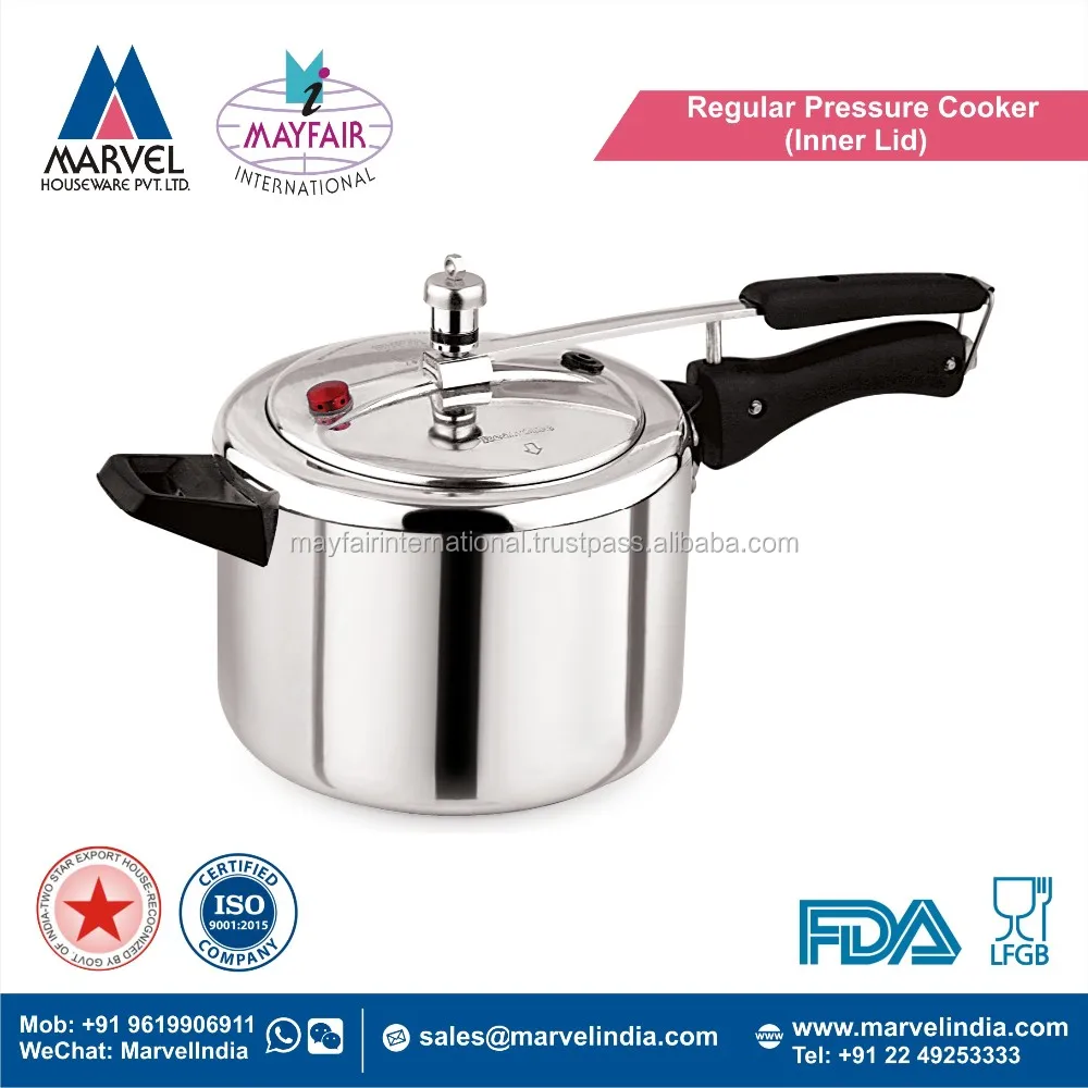 Regular Pressure Cooker With Outer Lid - Buy Good Quality Aluminium ...