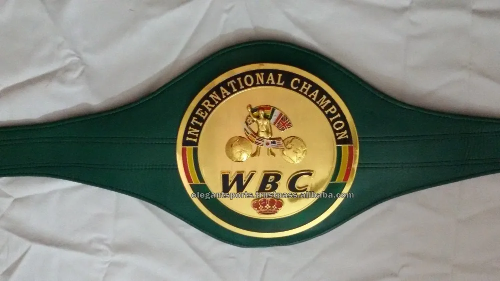 WBC Intercontinental campeonato de boxeo cinturón chapados en oro ...