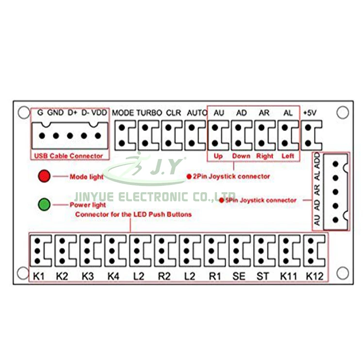 Arcade Parts Bundles Kit With Joystick Push Button Switch Button Game ...