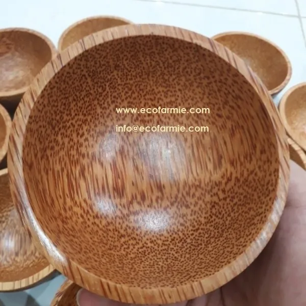 Coconut Wooden Plates/ Natural Coconut Wood Serving Dishes Handicraft ...