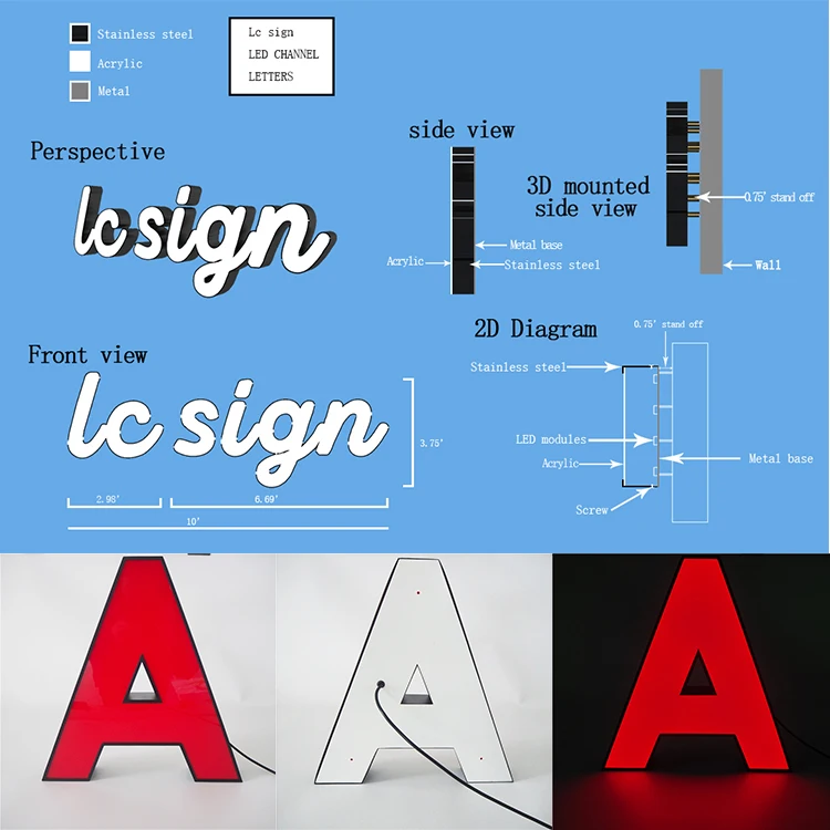 Popular Led Acrylic Luminous Letters Shop Open Sign,Laser Cutting ...