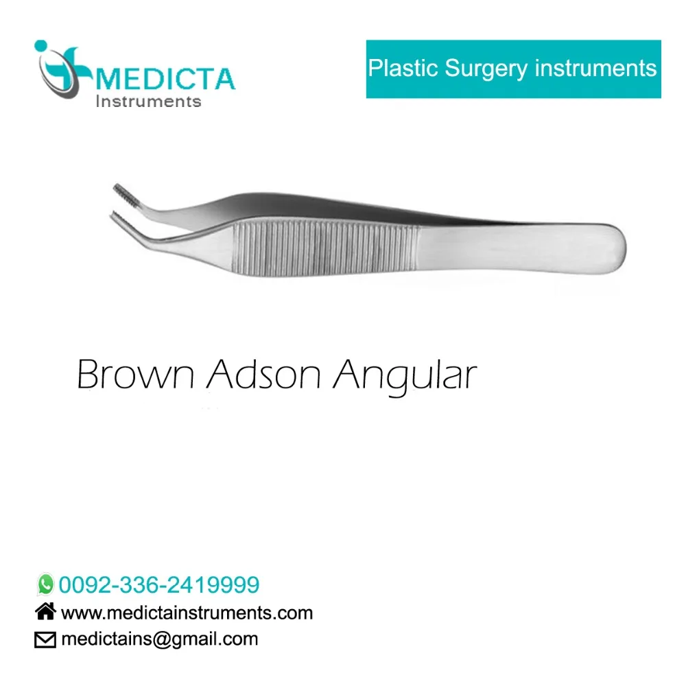 Adson Tissue Forceps / With Teeth 1x2 - Buy Adson Tissue Forceps ...