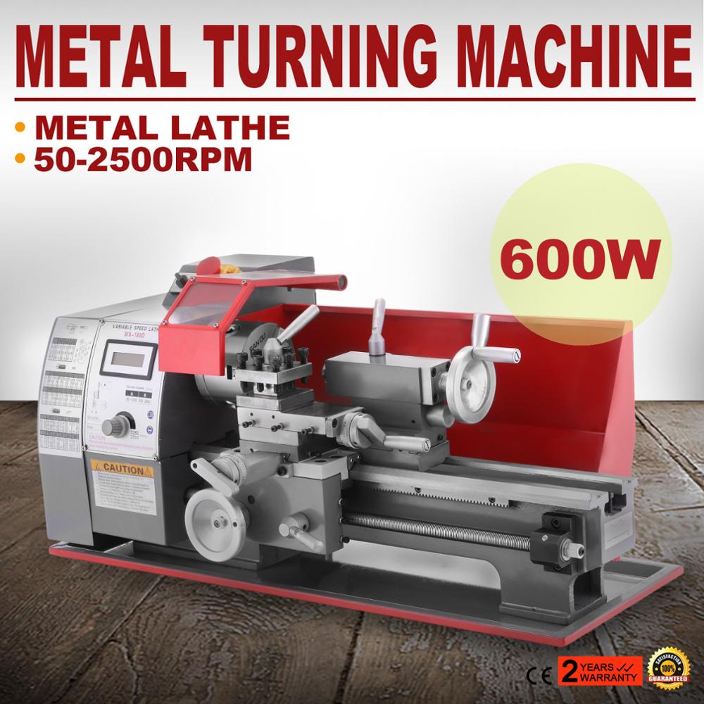 Metal Mini Turning Lathe Machine Motorized Metalworking Diy Wood Tool ...