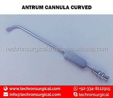 Antrum Suction Cannula Tube 3mm Short Curve Cannula - Buy Reusable ...