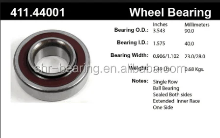 Wheel Hubs Transmission Ball Bearings 6308W-12RSHR4C5 Deep Groove Ball ...