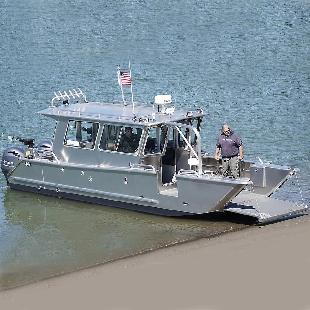 Aluminum T-Top Fishing 9m Panga Work Boats Diving Boat