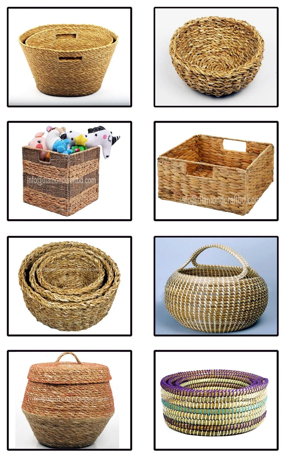 Seagrass Fruits Basket Storage Handmade Basket - Buy Basket,Decorative ...