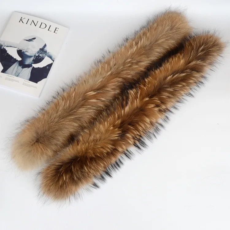 Shop Real Raccoon Fur Trim for Hood Detachable Strips