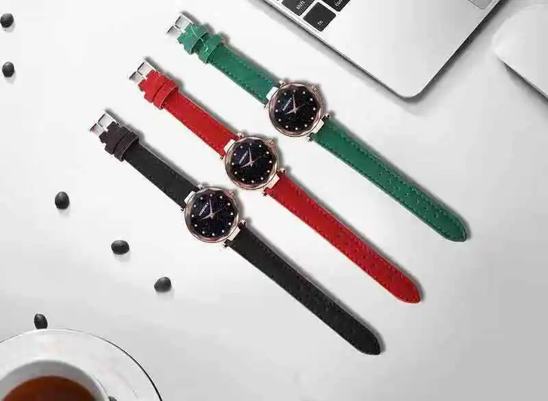 New Arrival Diamond Ladies Fashion Quartz Modern Dripping Matte Watches ...