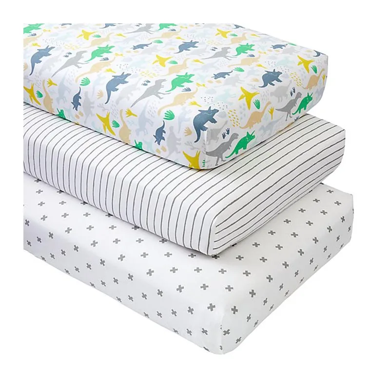 Organic Baby Fitted Crib Sheet With Logo - Buy Organic Baby Fitted Crib ...
