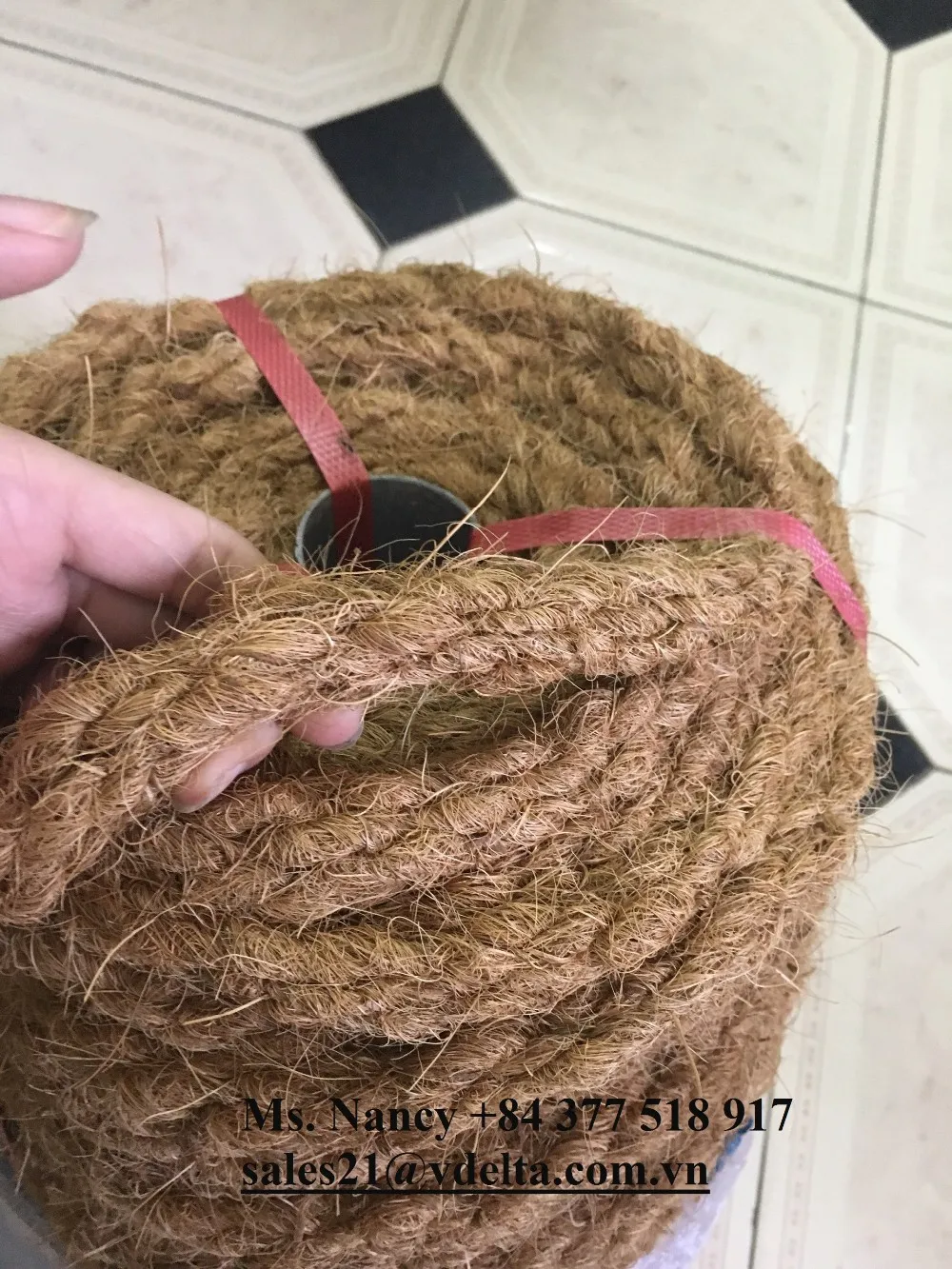 Coir Fiber Rope/coconut Husk Fiber Rope/ Amy +84 383 655 628 - Buy Coir ...