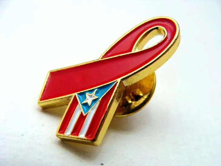 Funky Red Ribbon Metal Lapel Pin Badge| Alibaba.com