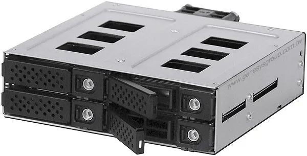 Rw425-12g-ms,1x5.25" To 4x2.5" Hotswap Cage Sff-8643 12g,Hotswap Hdd ...