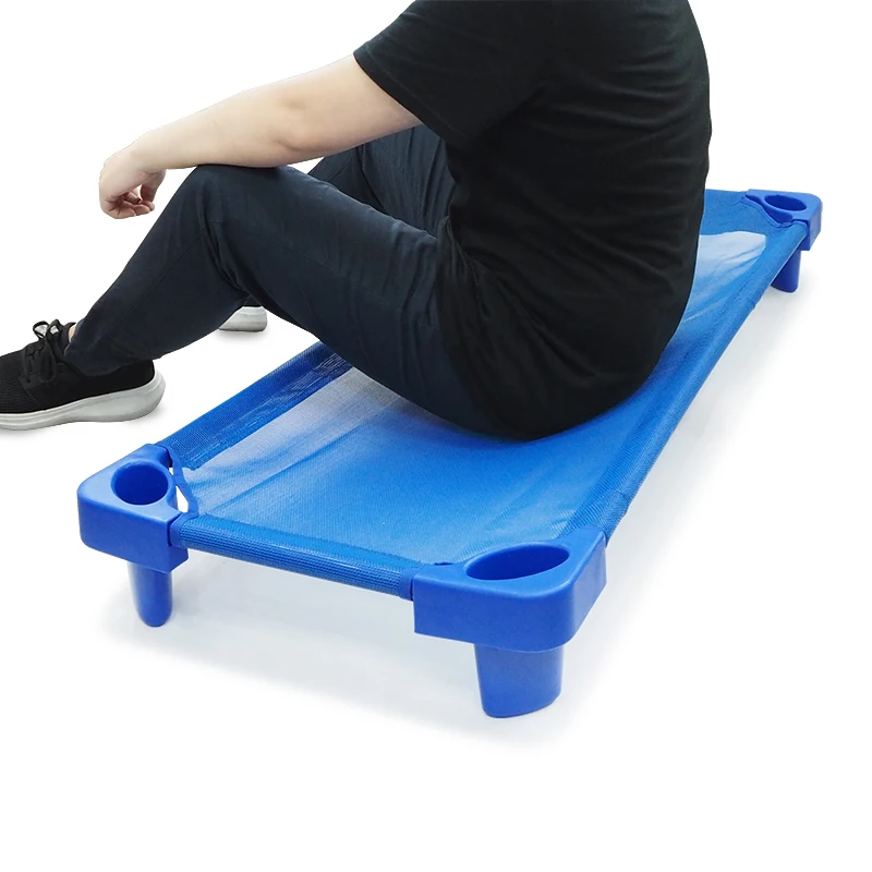 Plastic Superior Stackable Cot Mesh Material Breath Comfortable ...