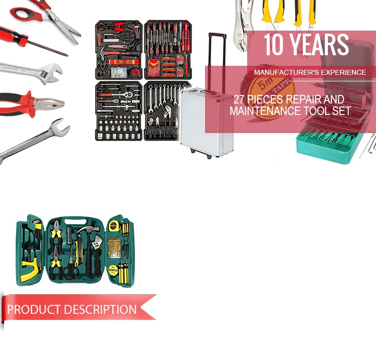 27 Pieces Repair And Maintenance Tool Set - Buy Tool Set,Set Tool,Tool ...