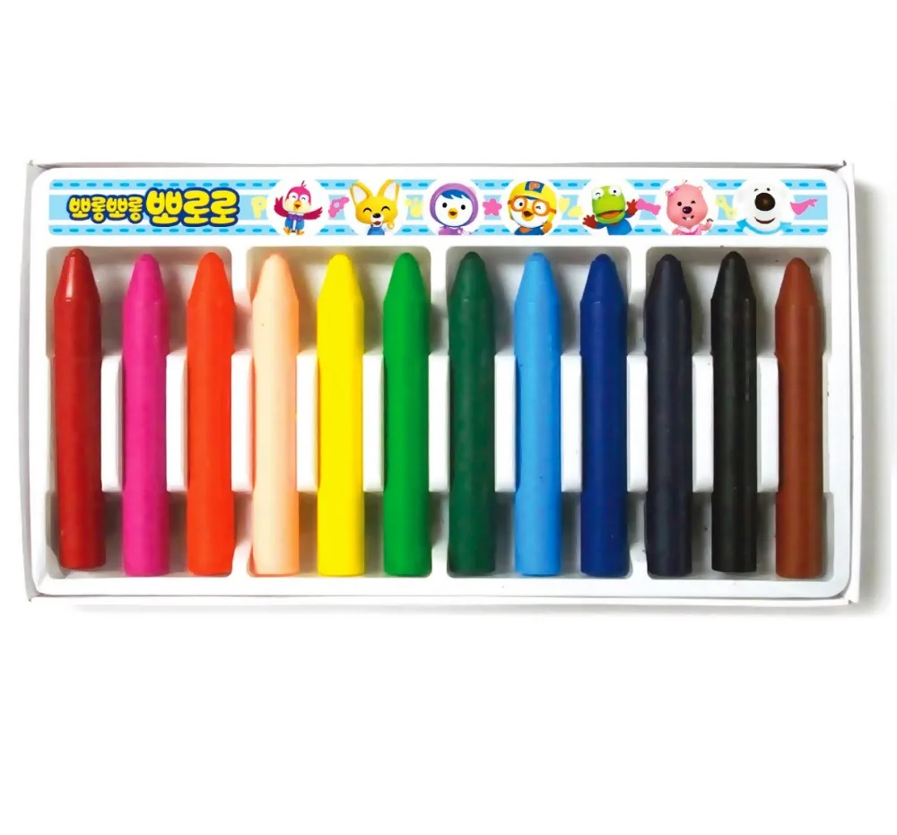 Globe Pororo 12c Best Quality Kids Crayons Made In Korea - Buy Crayon ...