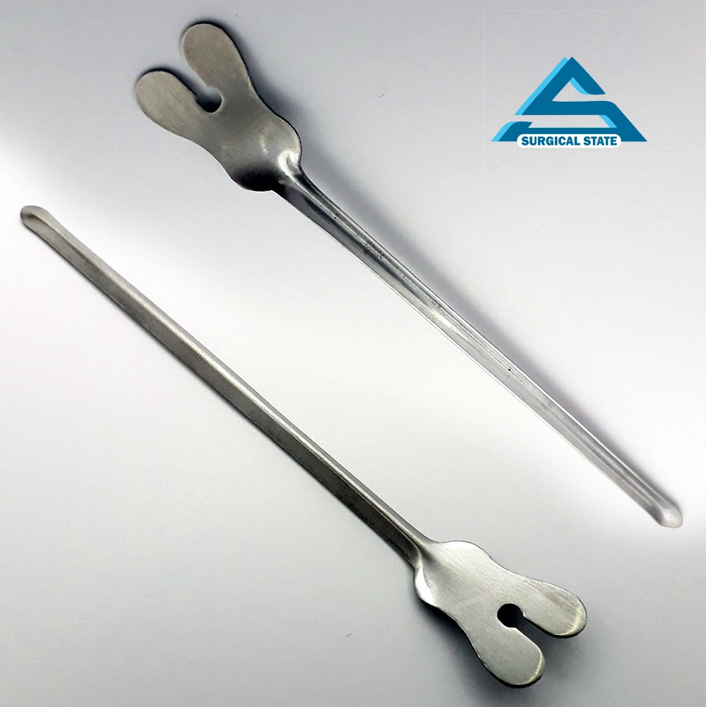 Grooved Director with Tongue Tie - 5.5" Stainless Steel Instrument