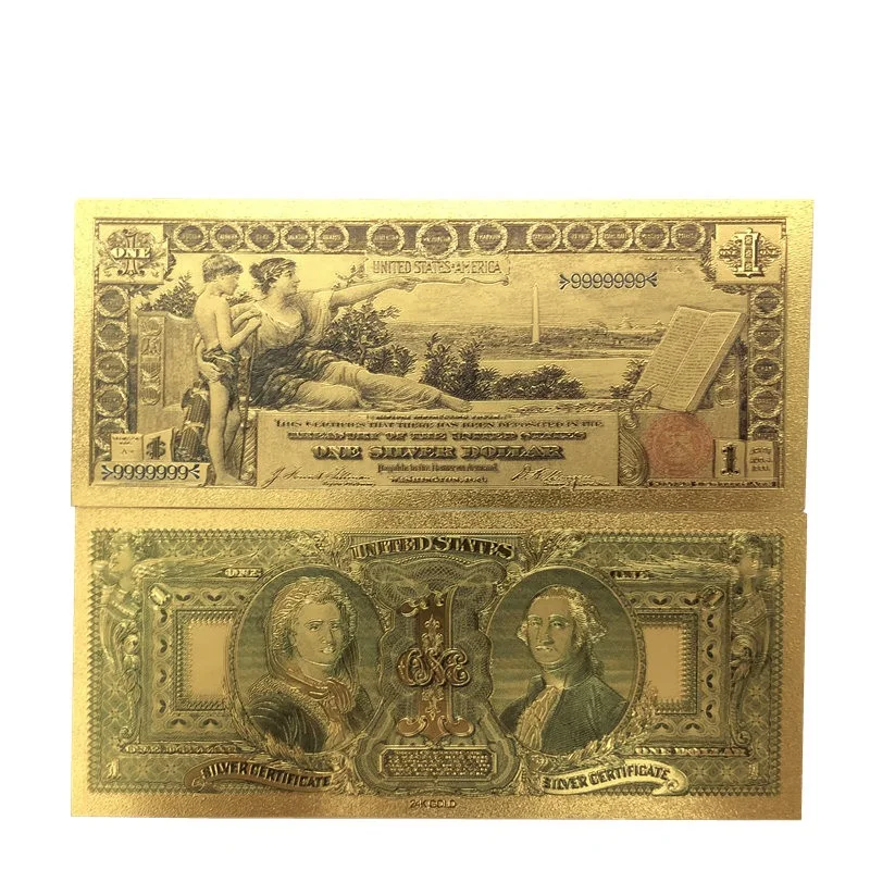 Billetes De Oro En Estados Unidos - 24k Gold Plated Banknotes