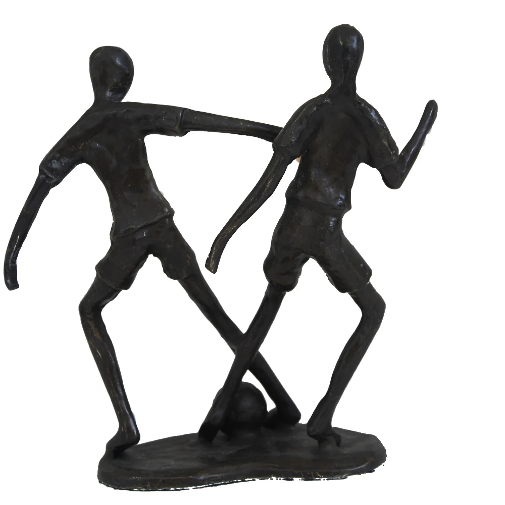 Abstract Football Statues Antique Bronze Sports Sculptures - Buy ...